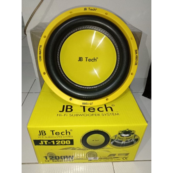 Jual Subwoofer JB TECH JT - 1200 Double coil 12inch | Shopee Indonesia