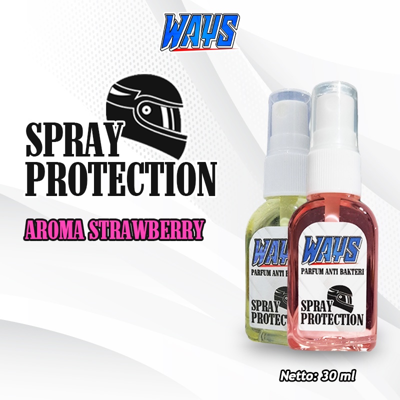 Jual A006 - WAYS Spray Protection Parfum Pewangi Helm Motor Multiguna ...