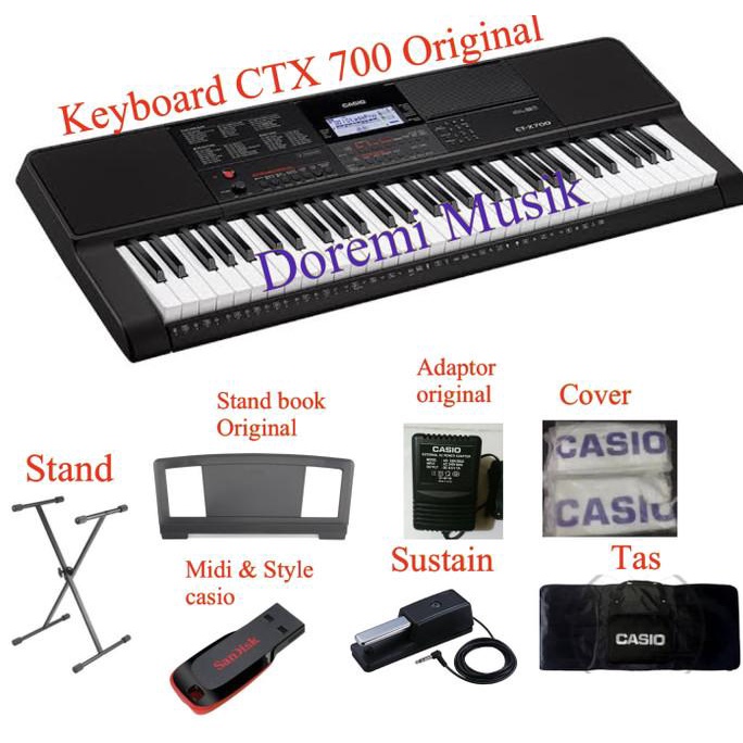 Jual KEYBOARD CASIO CTX 700 ORIGINAL | Shopee Indonesia