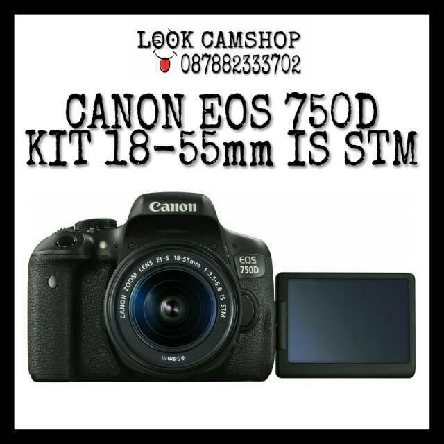 Jual KAMERA DSLR CANON EOS 750D 750 D KIT 18-55mm IS STM - WIFI ...