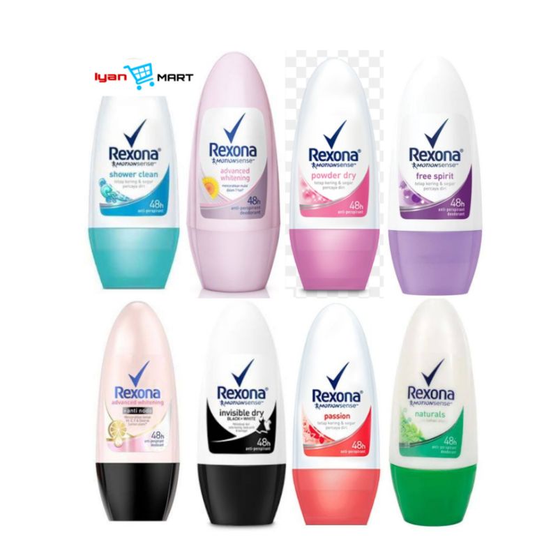 Jual Rexona Deodorant Roll On Woman All Varian 45Ml | Shopee Indonesia