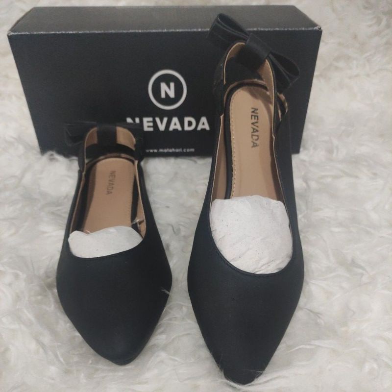 Jual Sepatu Nevada Slingback Shoes/hitam | Shopee Indonesia
