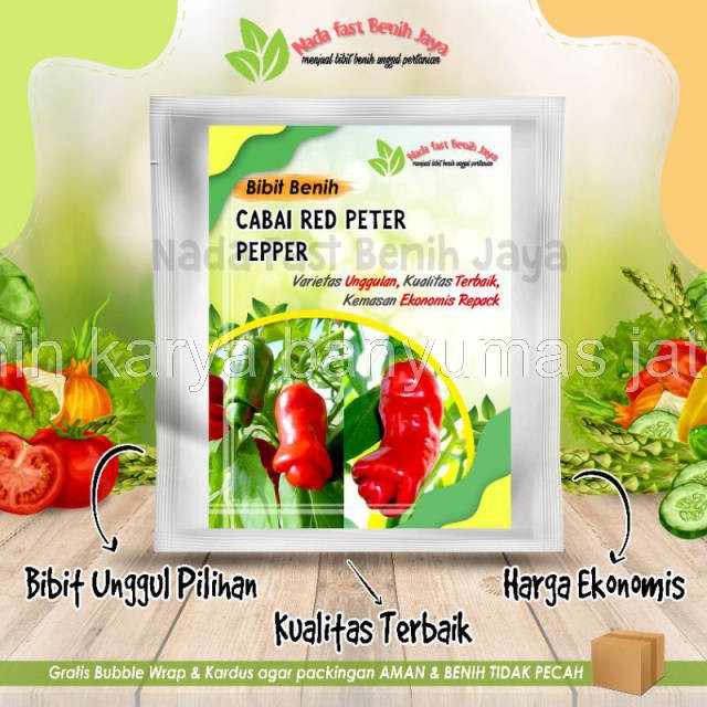 Jual Benih karya - Benih Biji Cabai Cabe Red Peter Pepper Pack/benih ...