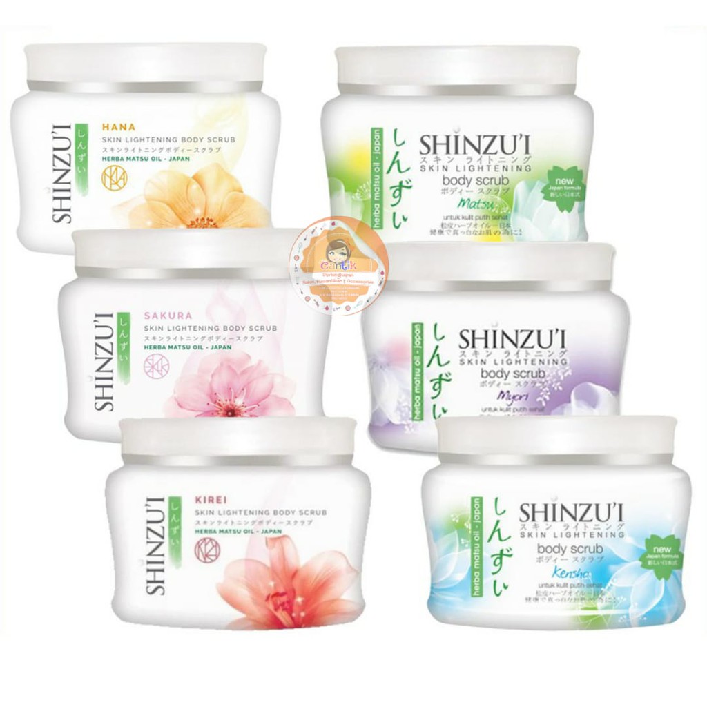 Jual Shinzui Body Scrub 120 g (Kecil) & 200g (Besar) | Lulur Badan ...
