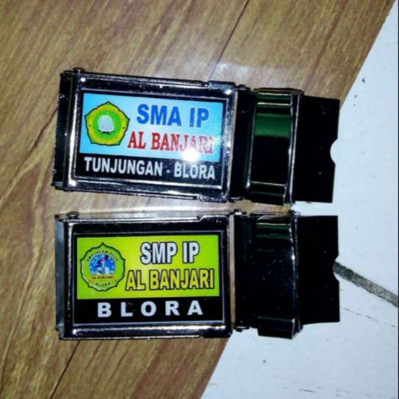 Jual gasper sabuk logo sekolah untuk SMP dan SMA ukuran 3 cm (min order ...