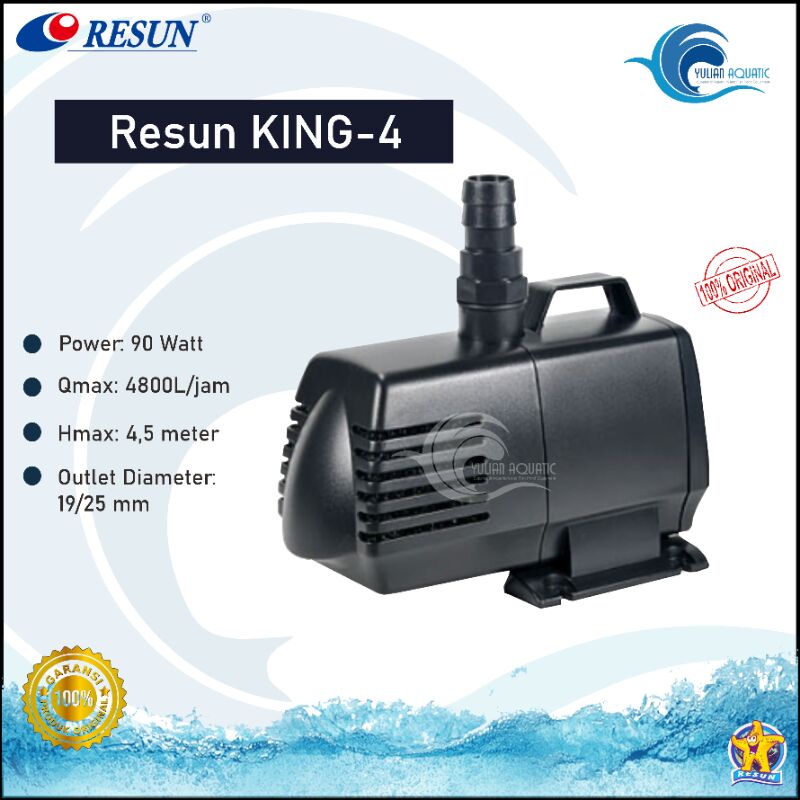 Jual Resun King 4 Pompa Air Celup Submersible Water Pump | Shopee Indonesia