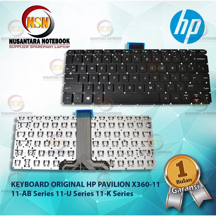 Jual Keyboard Original HP Pavilion X360-11 11-AB 11-AB009LA 11-AB011DX ...