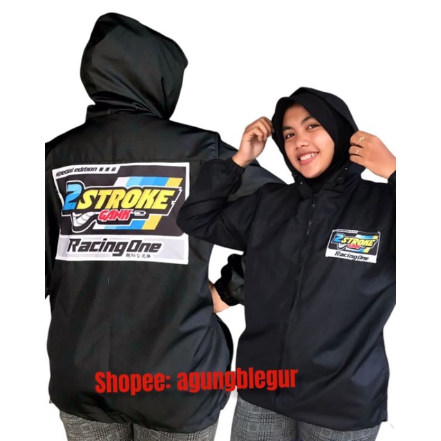 Jual PRODUK- JAKET 2 STROKE GANK PARASUT / JAKET RXKING FIZR RACING ...