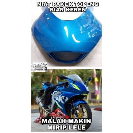 Jual Cover Lampu GSX R150 ala moto GP | Shopee Indonesia