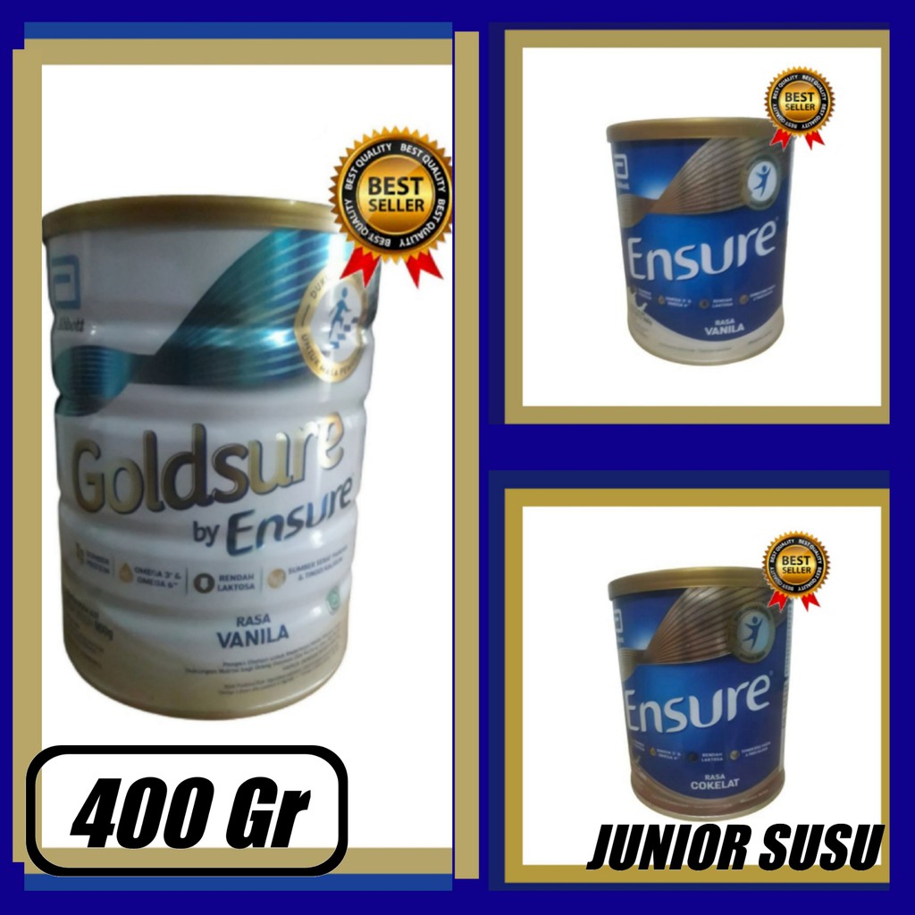 Jual Goldsure/ Ensure Coklat / Ensure Vanila 400 Gram Ensure Van Penyok ...
