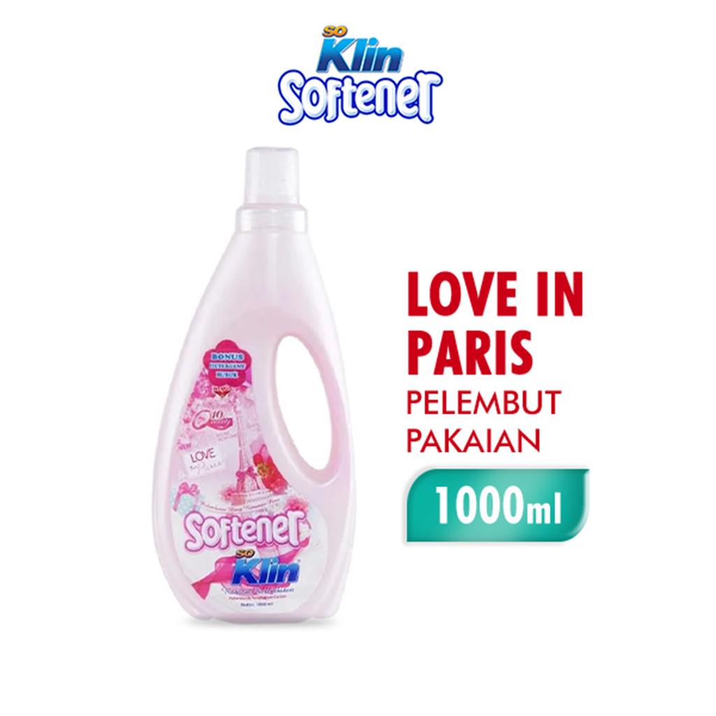 Jual So Klin Softener Merah Botol 1L | Shopee Indonesia