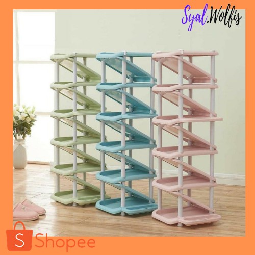Jual RAK SEPATU ZIG ZAG TINGKAT / SHOE RACK 11 LAYER RAK SEPATU SANDAL ...