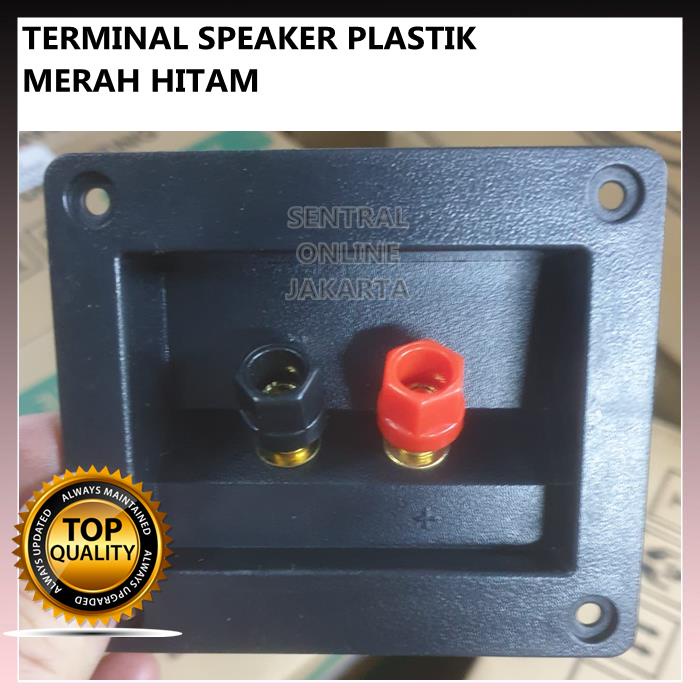 Jual TERMINAL SPEAKER PLASTIK TERMINAL SPEAKER BINDING POST MERAH HITAM ...