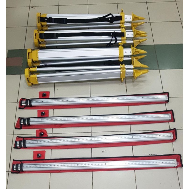 Jual Rambu Ukur, Statif, Bak Ukur 5M Dan Almunium Tripod | Shopee Indonesia