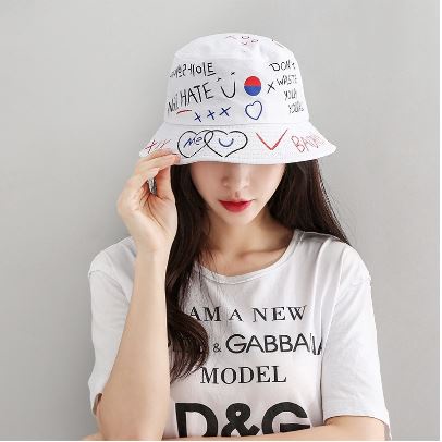 Jual Jual TERMURAH TOPI BUCKET HAT KOREA LAKI CEWE SABLON BADAS BOLAK BALIK PANTAI FISHERMAN ...