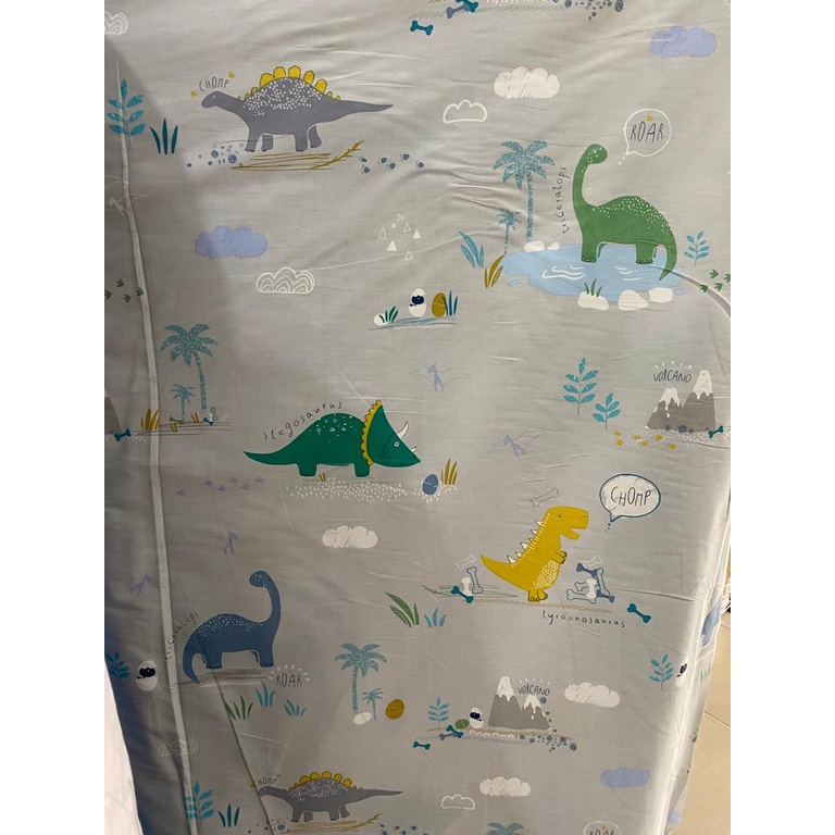 Jual Bahan Kain Katun Jepang Meteran Aneka Motif Garis Dino Animal Cat ...