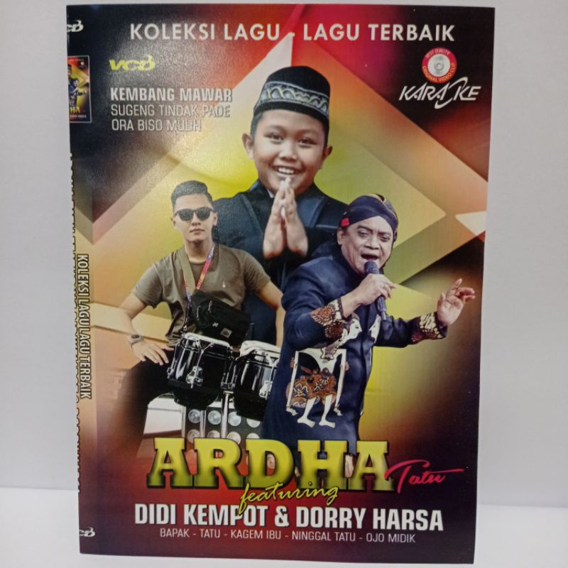 Jual KASET VCD ORIGINAL KOLEKSI LAGU TERBAIK ARDHA DIDI KEMPOT & DORRY HARSA | Shopee Indonesia