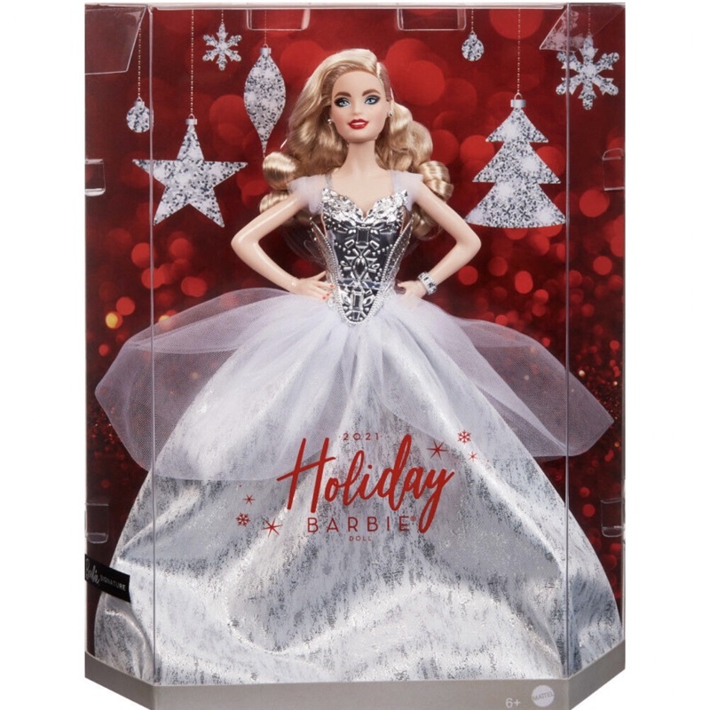 Jual Barbie Signature Mattel 2021 Holiday Barbie Blonde Wavy Hair in ...