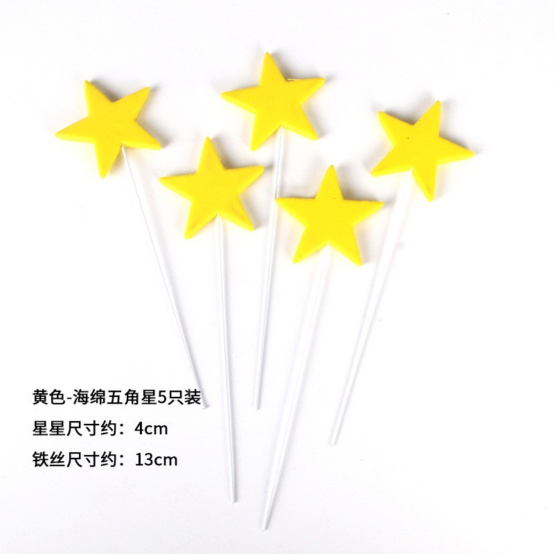 Jual CAKE TOPPER BINTANG / HIASAN CAKE BINTANG CANTIK / HIASAN KUE BINTANG | Shopee Indonesia