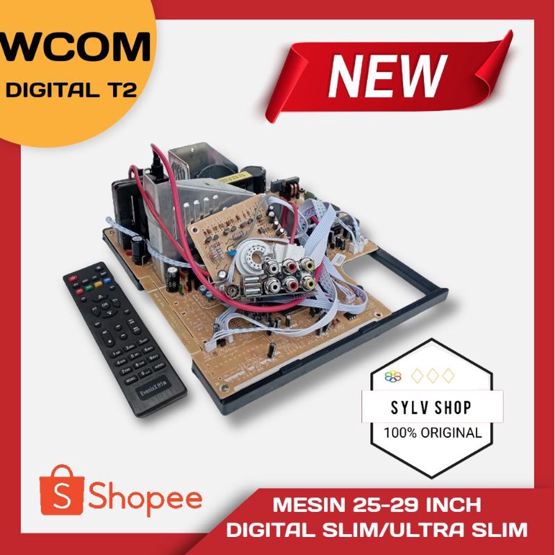 Jual mesin tv tabung digital 25-29 inch slim / ultra slim digital T2 ...