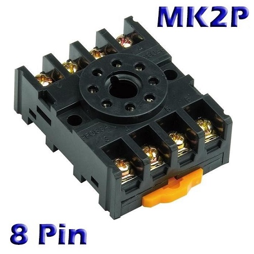 Jual Socket Relay 8 Pin Mk2P MK2P-I 220VAC Pasangan Soket mk2p 8pin 8 Lubang | Shopee Indonesia