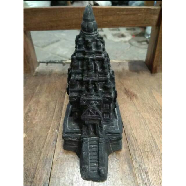 Jual MINIATUR CANDI PRAMBANAN SATU PINTU UKURAN 14 × 9 × 6,5 CM BATU ...