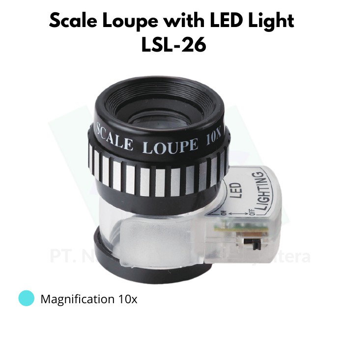 Jual Scale Loupe with LED Light LSL-26 | Shopee Indonesia