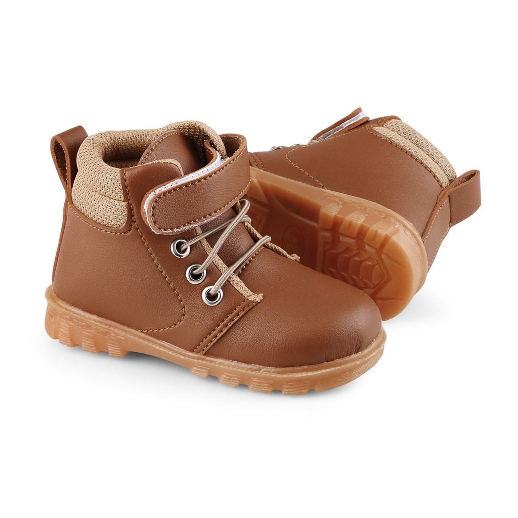 Jual sepatu boot anak doctmart usia 1 2 tahun keren DK TAN | Shopee ...
