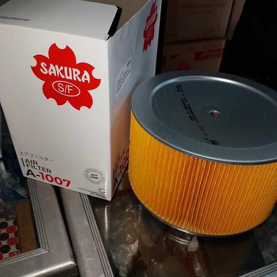 Jual FILTER UDARA Colt Diesel Ragasa PS100 PS120 merek SAKURA A1007 ...