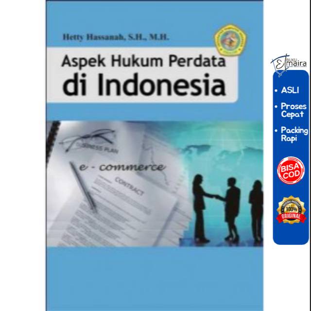 Jual Buku Aspek Hukum Perdata di Indonesia - Hetty Hassanah SH MH - DEEPUBLISH | Shopee Indonesia