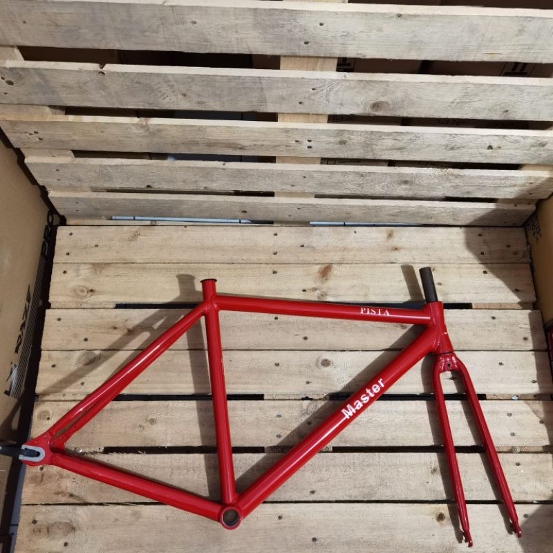 Jual Frame Fork Sepeda Fixie Master Pista 700c | Shopee Indonesia