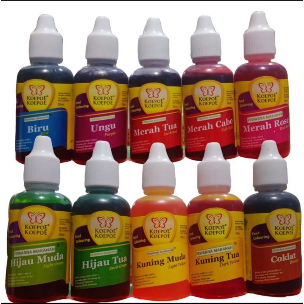 Jual Pewarna makanan Cap Koepoe Koepoe 30ML | Shopee Indonesia