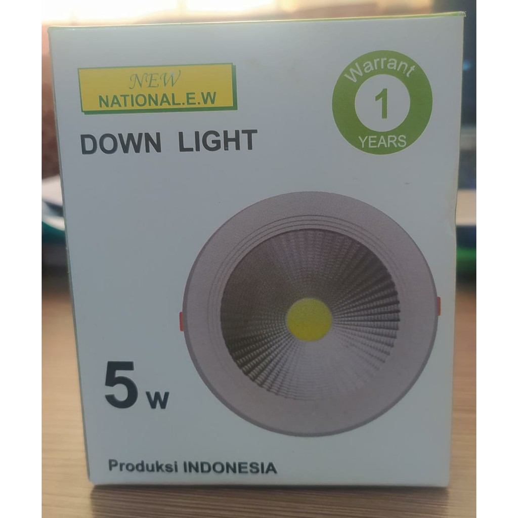 Jual Led Downlight 5 watt National | Shopee Indonesia