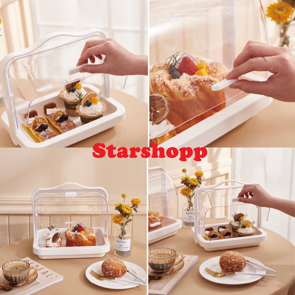 Jual Bread Storage / Tempat Penyimpanan Roti / Wadah Roti White PR144 ...