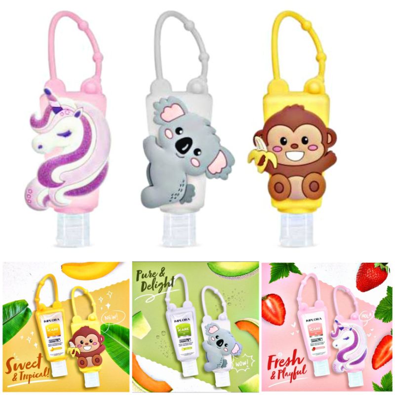 Jual Implora Icare hand sanitizer Gel Karakter 30ml. | Shopee Indonesia