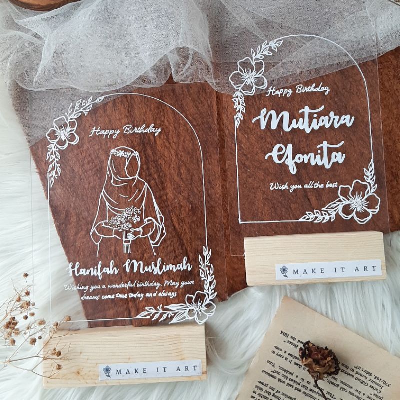Jual Akrilik Lettering | Custom Akrilik | Kado Wisuda | Kado Ulang ...