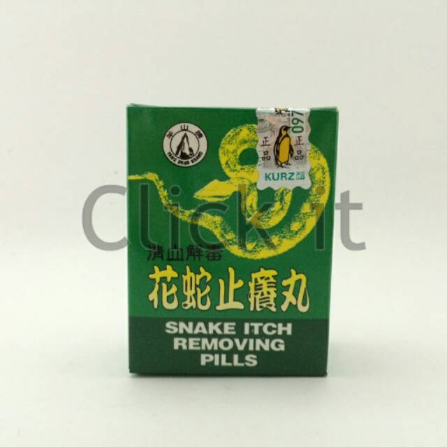 Jual Snake Itch Removing Pills (darmaflam) - obat gatal cap ular ...
