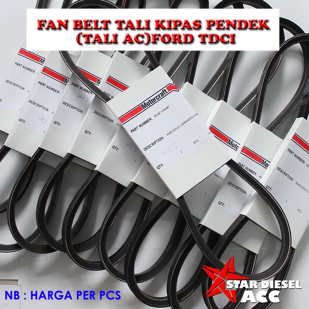 Jual Tali kipas AC Fan belt ford everest ford ranger TDCI Asli | Shopee Indonesia