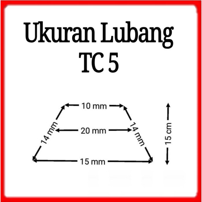 Jual Kabel Duct TC-5 1meter Ducting Cable Protector Tray Tc1 - kabel ...