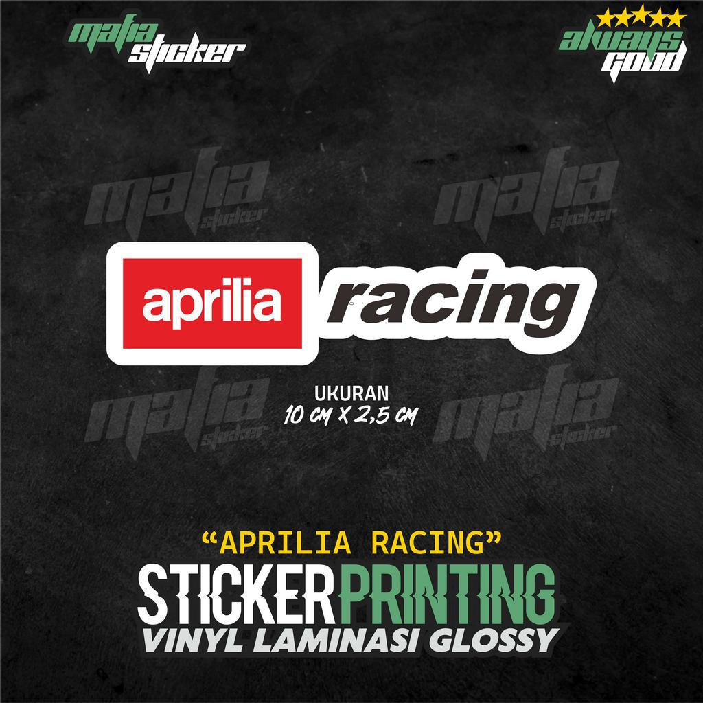 Jual STICKER/STIKER PRINT CUT APRILIA RACING | Shopee Indonesia