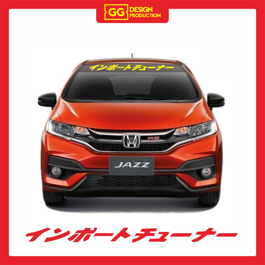 Jual stiker mobil jazz | emblem honda jazz | stiker jdm | honda jazz ...