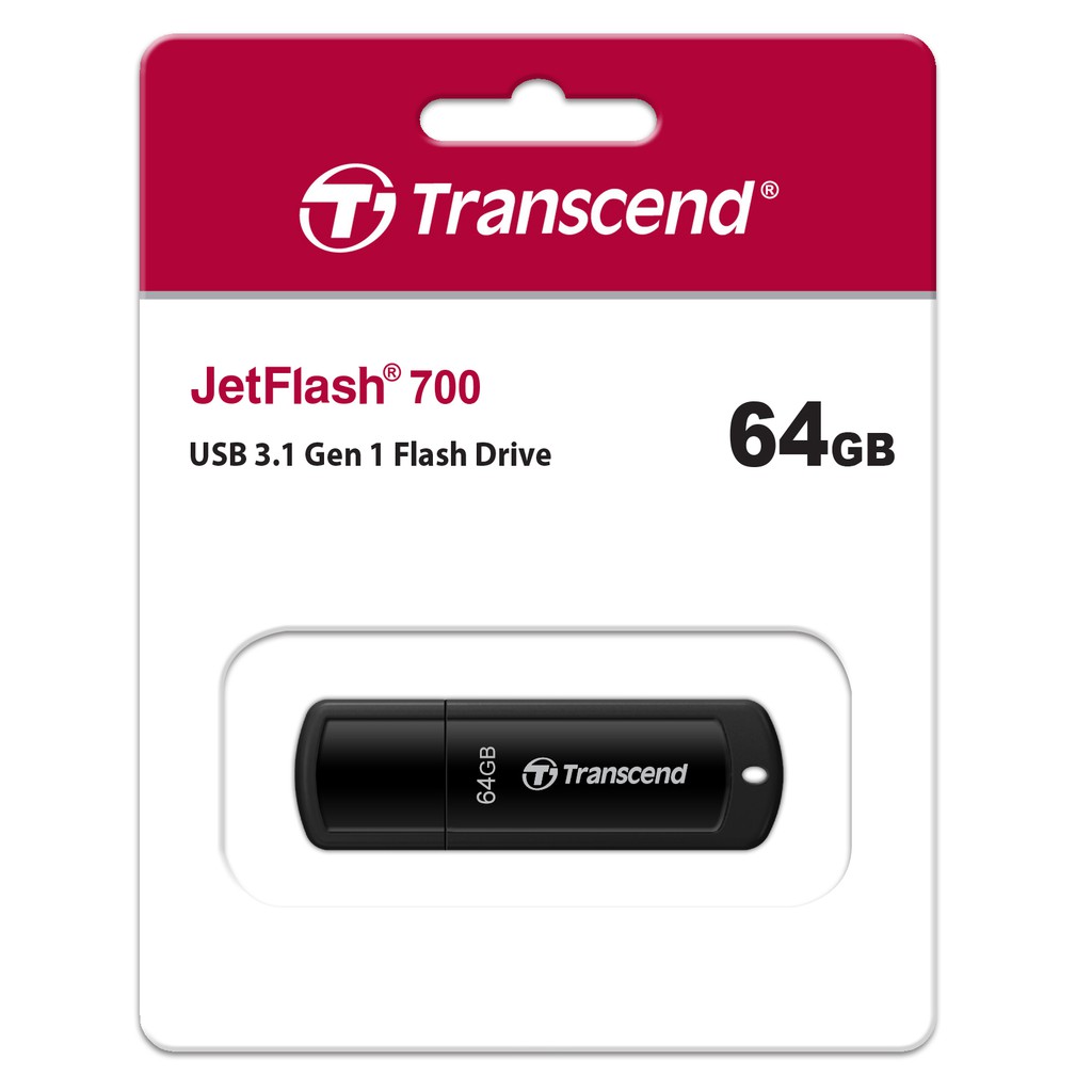 Jual Transcend Flashdisk USB 3.0 JetFlash 700 [Black] | Shopee Indonesia