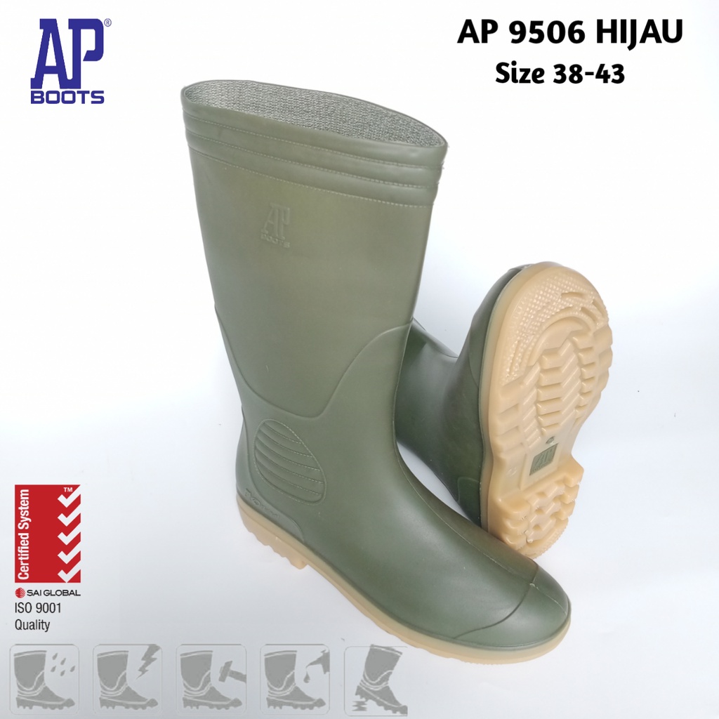 Jual Sepatu karet boots buat kerja proyek bangunan berkebun petani ...