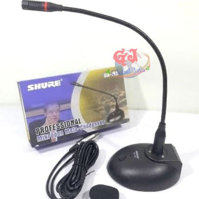 Jual mic podium shure sm790 free kabel mic meja shure sm 790 mic ...