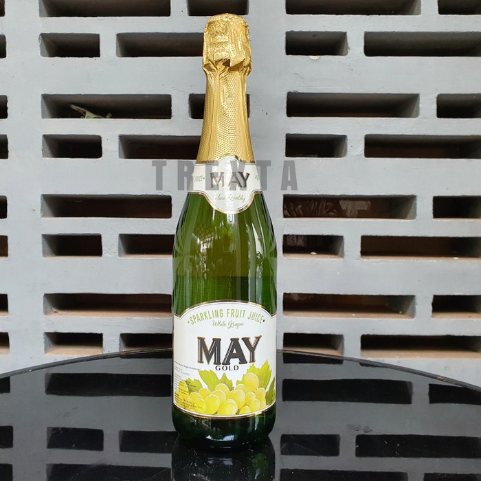 Jual WHITE GRAPE SPARKLING JUICE MAY 750 ML | Shopee Indonesia