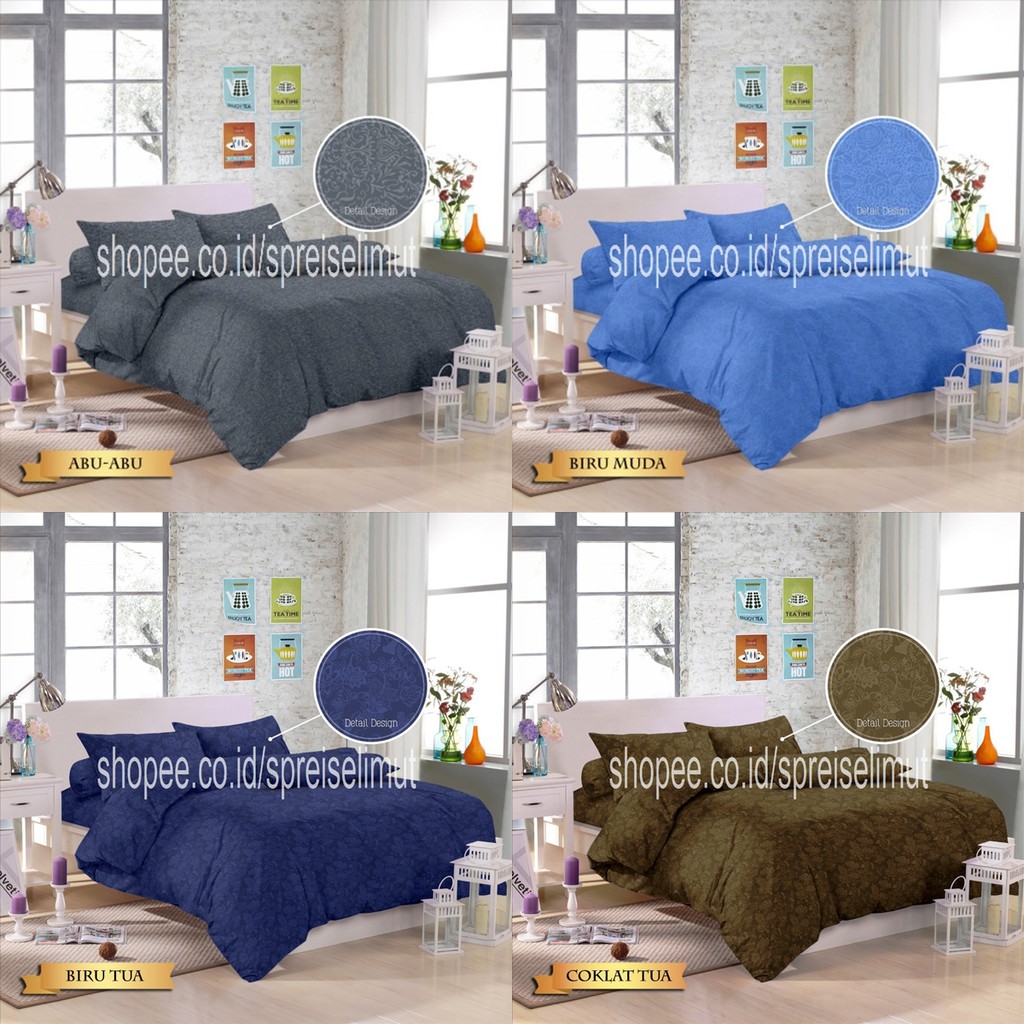 Jual Bed Cover Set Jacquard Royals katun microtex tinggi 30cm uk King ...