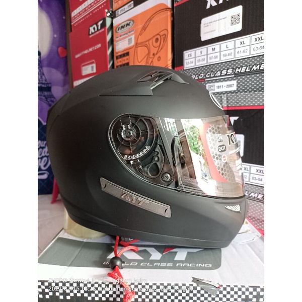 Jual Helm KYT K2 RIDER 2 VISOR SOLID BLACK DOFF | Shopee Indonesia