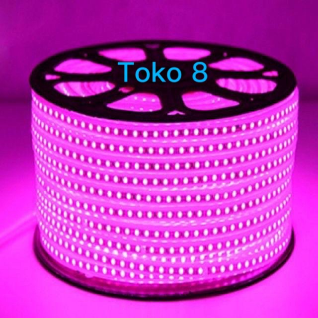 Jual LAMPU LED STRIP SELANG 5050 SMD AC 220V METERAN (1m-100m) OUTDOOR AND INDOOR | Shopee Indonesia