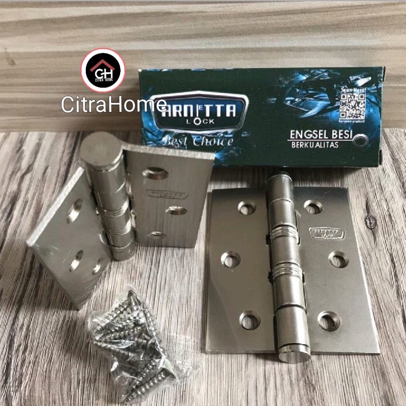Jual Engsel Besi 3” Arnetta /Wanly Tebal +-2,5mm | Shopee Indonesia