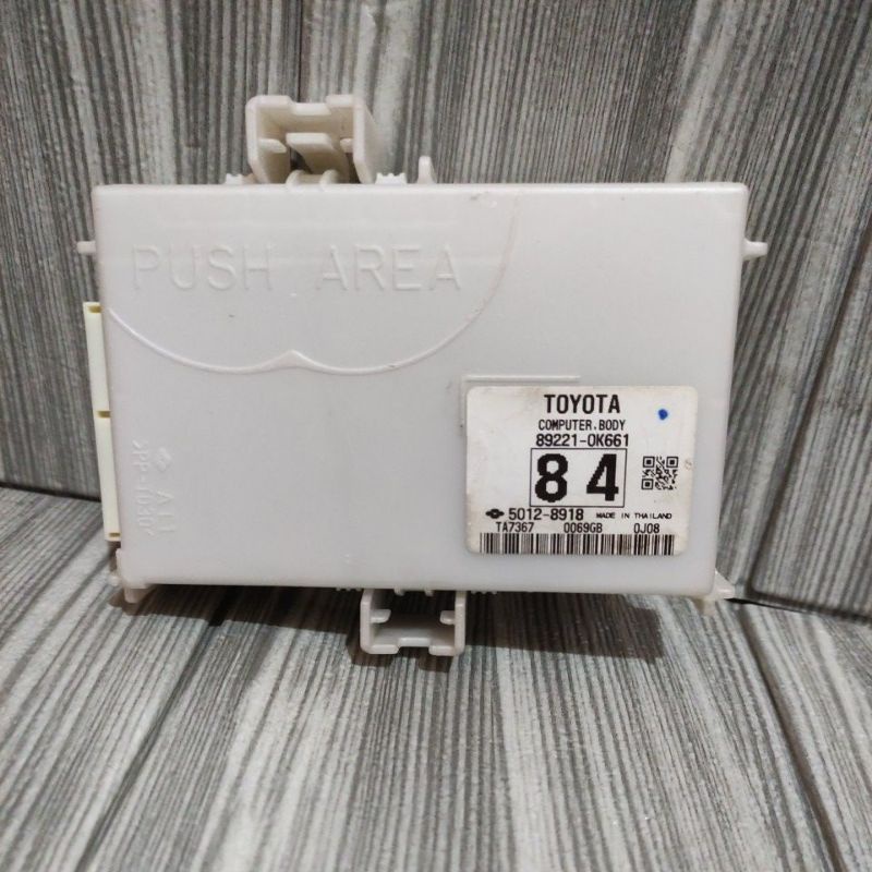 Jual Modul BCM Computer Body Toyota Fortuner VRZ 89221-0K660 2016-2018 ...